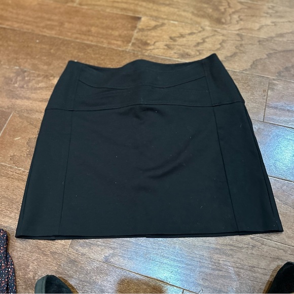 Willi Smith | Skirts | Willi Smith Womensblack Career Wide Waist Skirt ...